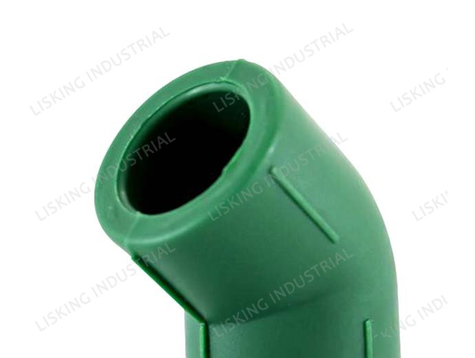 Green PPR 45 DEG ELBOW|ppr fittings|hydraulic couplers|pipe socket