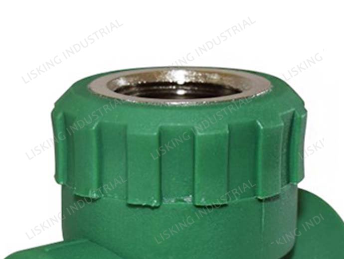 Green PPR FEMALE TEE (COPPER THREAD)|swagelok tube fittings|pipe stopper
